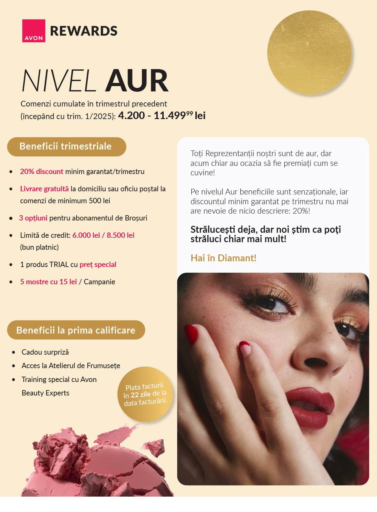 Avon Rewards - Aur - Avon Moldova